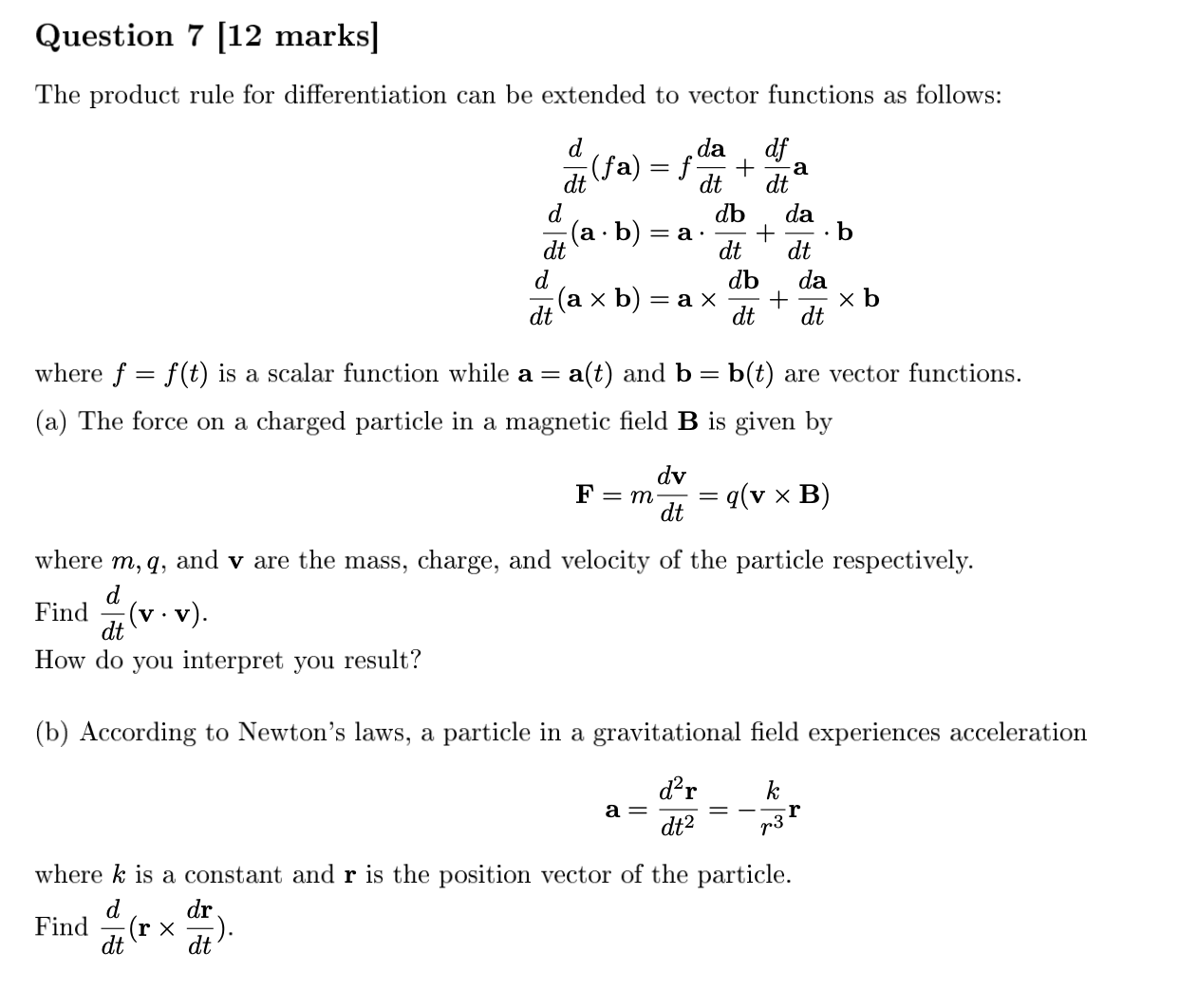 Solved The product rule for differentiation can be extended | Chegg.com