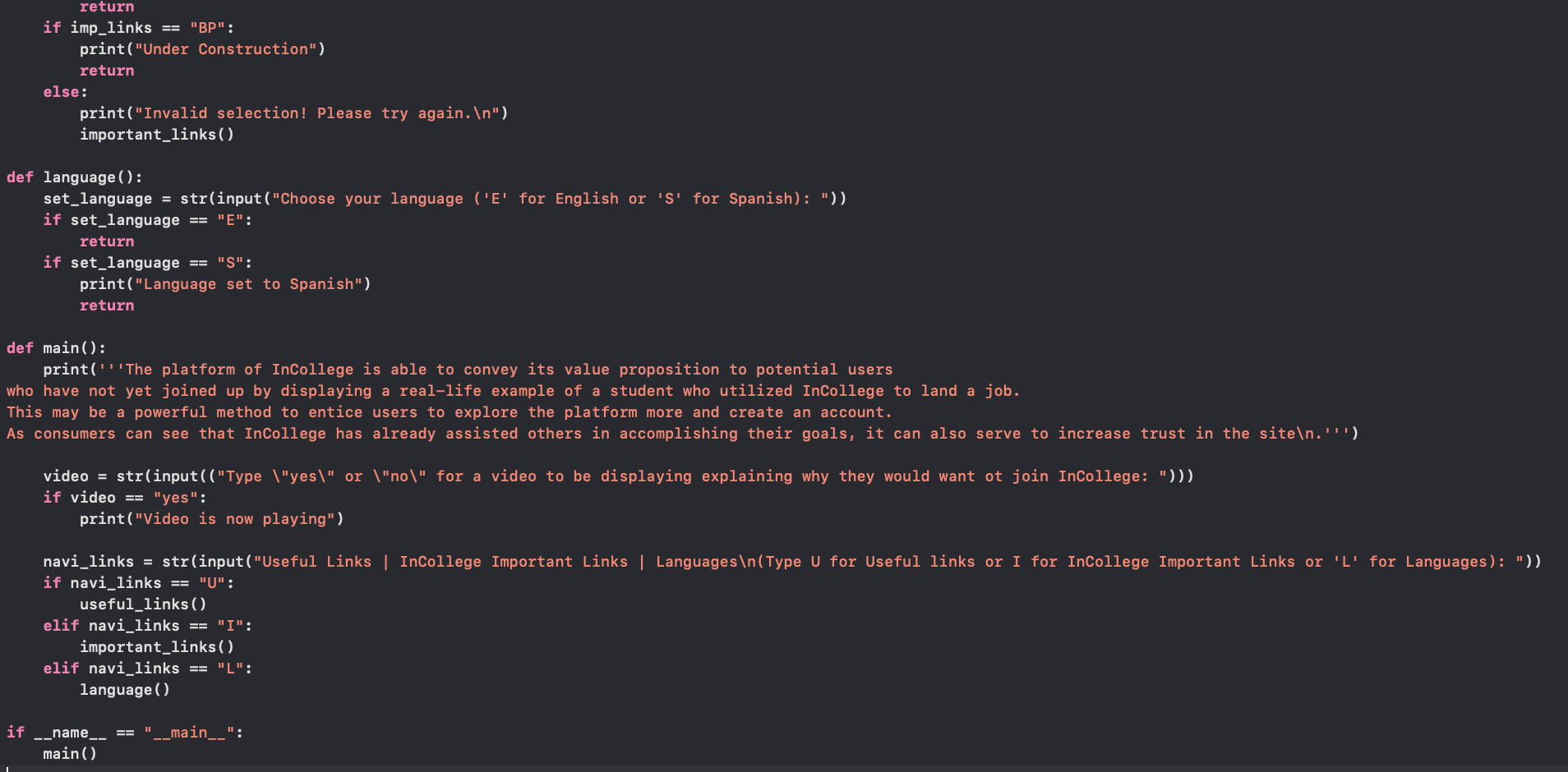 Solved Generate a test file for the following code. | Chegg.com