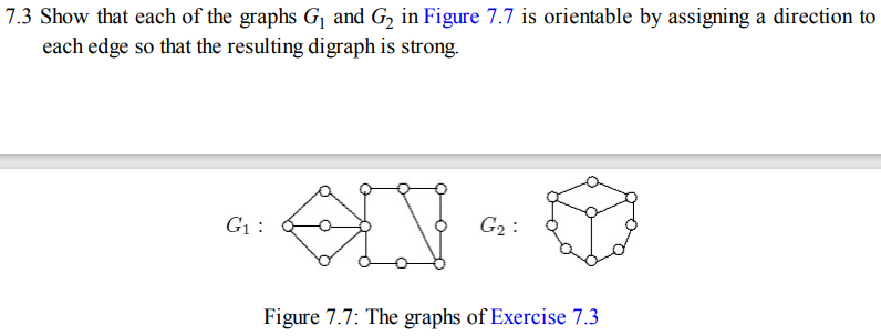 Solved 7.3 Show that each of the graphs G and G2 in Figure | Chegg.com