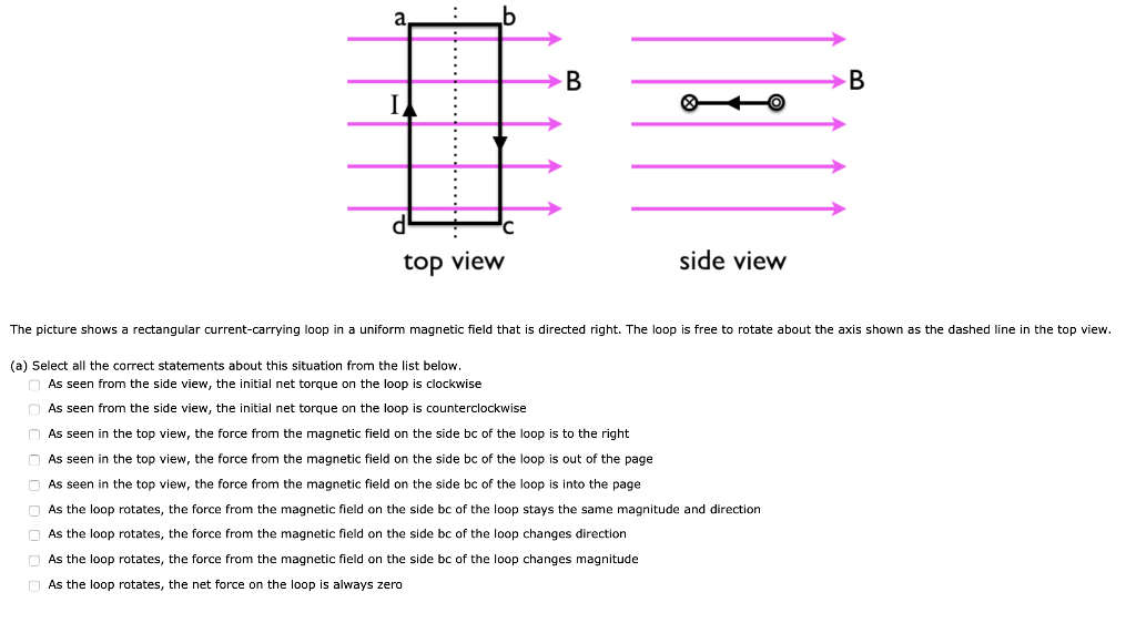 Solved top view side view The picture shows a rectangular | Chegg.com