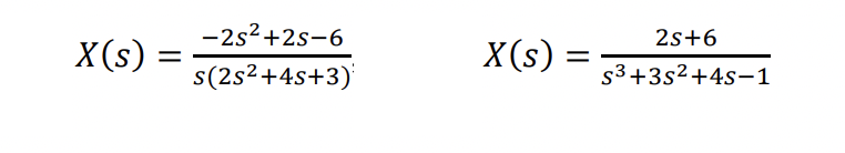 Solved Using The Initial Value Theorem And Final Value 4351