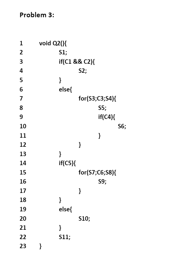 Solved Draw The Program Graph You Must Use Line Numbers 