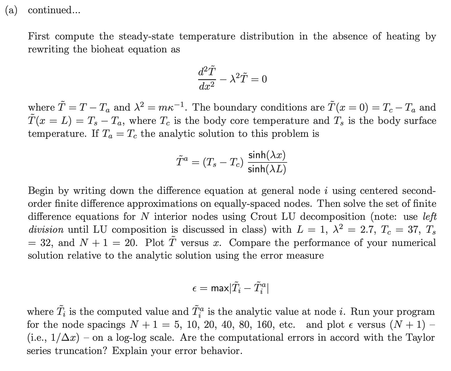 Solved Hyperthermia, or elevated tissue temperature, has | Chegg.com