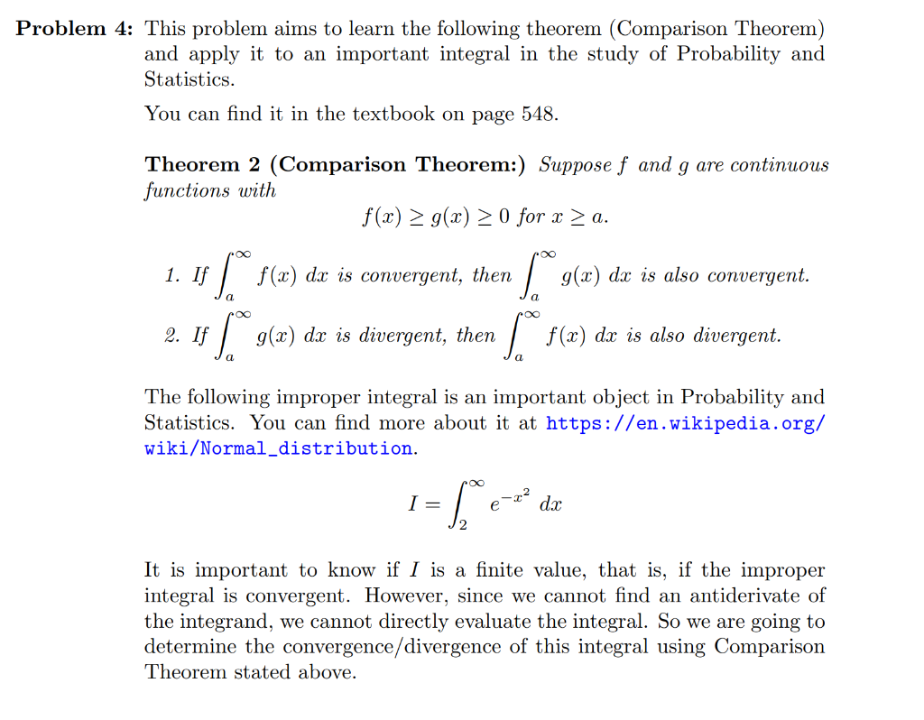 Solved This problem aims to learn the following theorem | Chegg.com