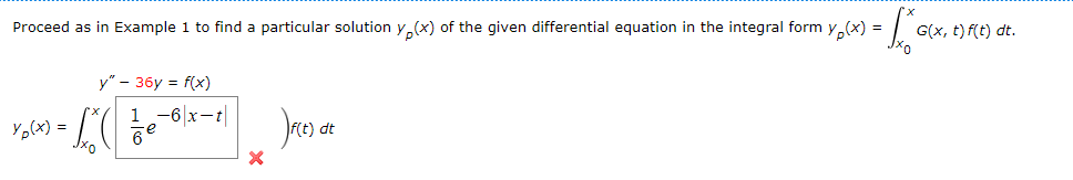 Solved Proceed as in ﻿Example 1 to ﻿find a particular | Chegg.com