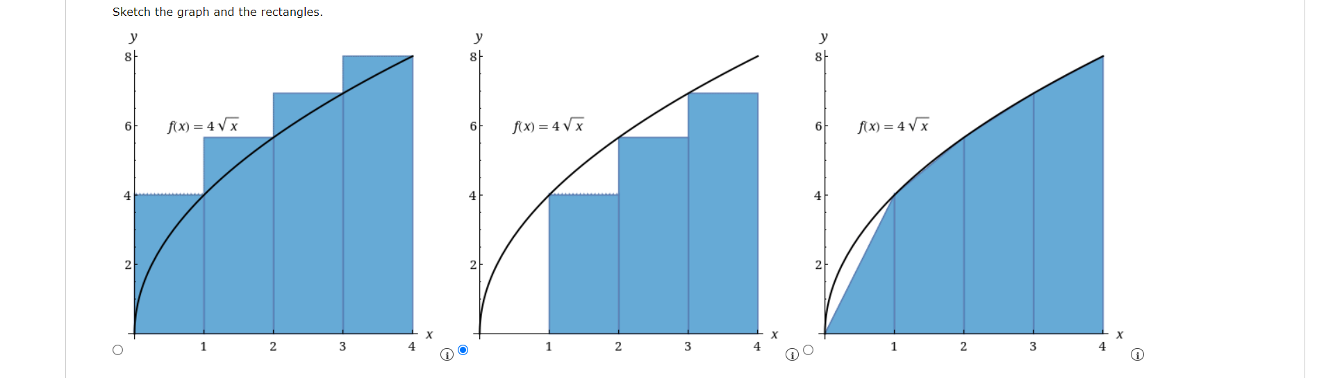 Solved R4= Sketch the graph and the rectangles.Is your | Chegg.com