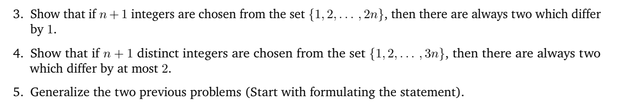 Solved Generalize the two previous problems (Start with | Chegg.com