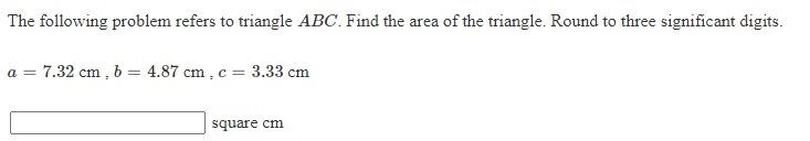 Solved The following problem refers to triangle ABC. Find | Chegg.com