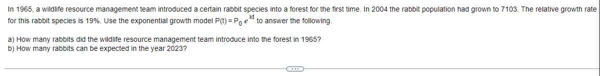 Solved In 1965, a wildlife resource management team | Chegg.com
