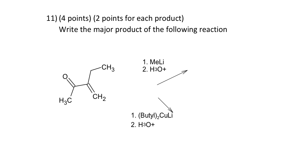 Solved (4 ﻿points) (2 ﻿points for each product)Write the | Chegg.com