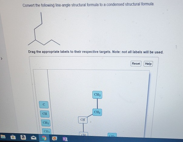 Solved Convert the following line angle structural formula | Chegg.com