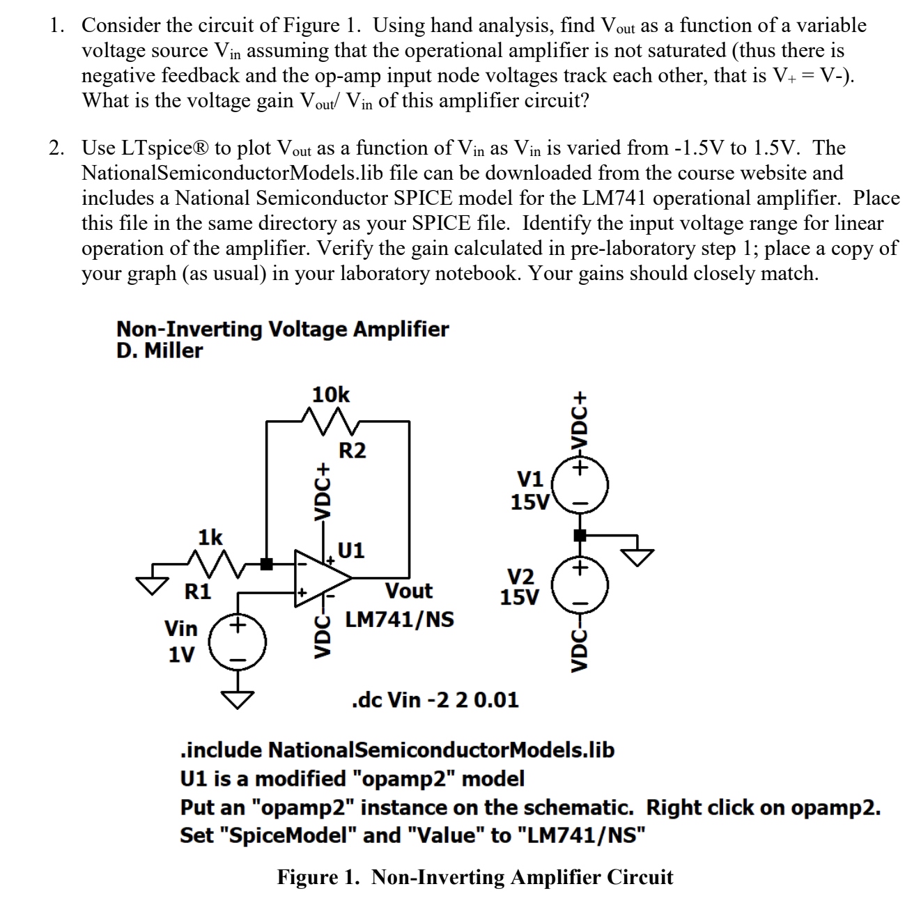 Solved 1. Consider the circuit of Figure 1. Using hand | Chegg.com