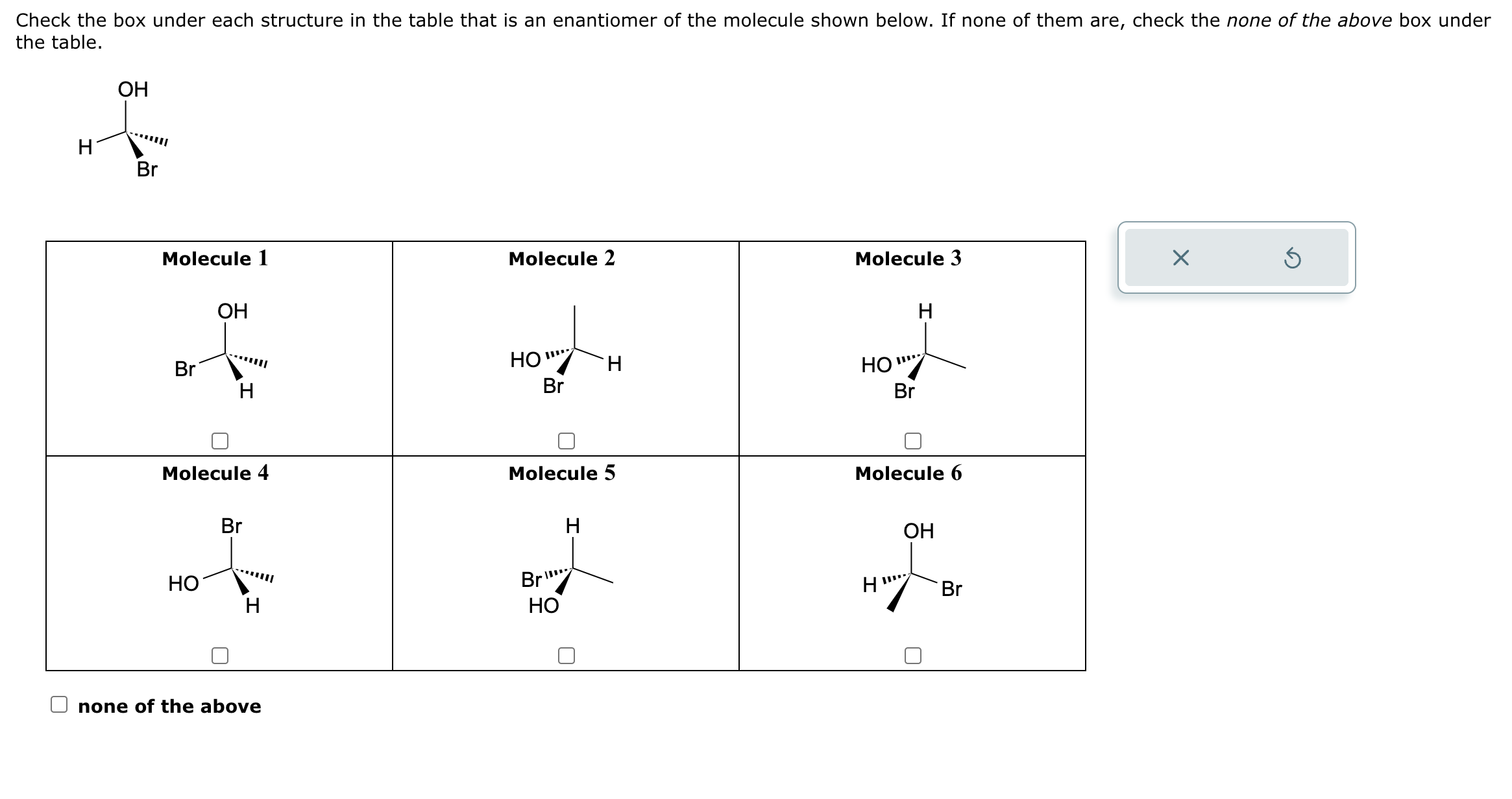 Solved Check the box under each structure in the table that | Chegg.com