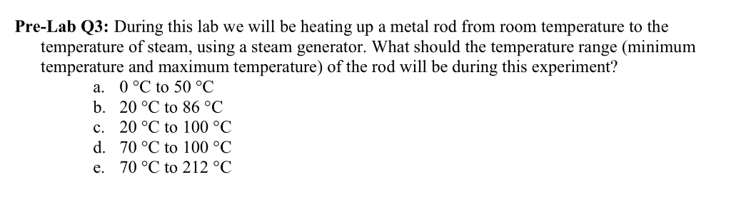 Solved Pre-Lab Q5: According to the information on the | Chegg.com