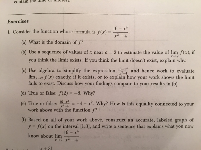 Solved Consider the function whose formula is f(x) = 16 - | Chegg.com