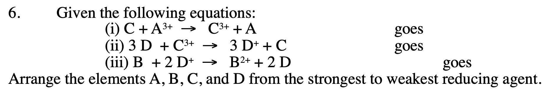 Solved Given the following | Chegg.com