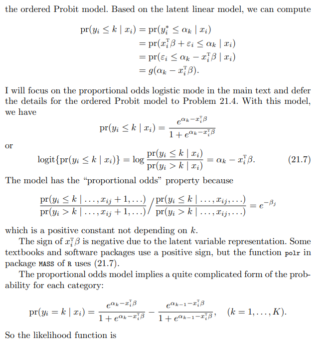 21.1 Hessian matrix in the multinomial logit model | Chegg.com