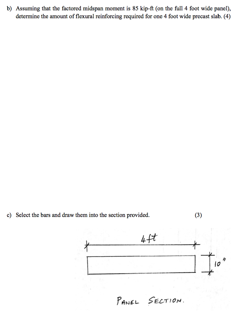Solved 2. Slab Design 110] The figure shows a concrete | Chegg.com