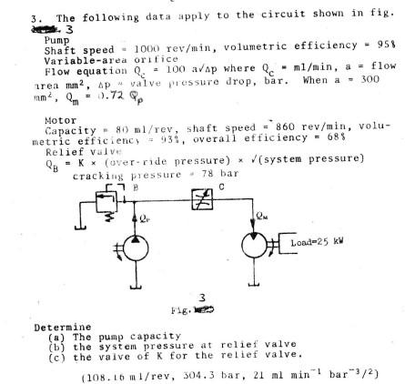 Solved 3. The following data apply to the circuit shown in | Chegg.com