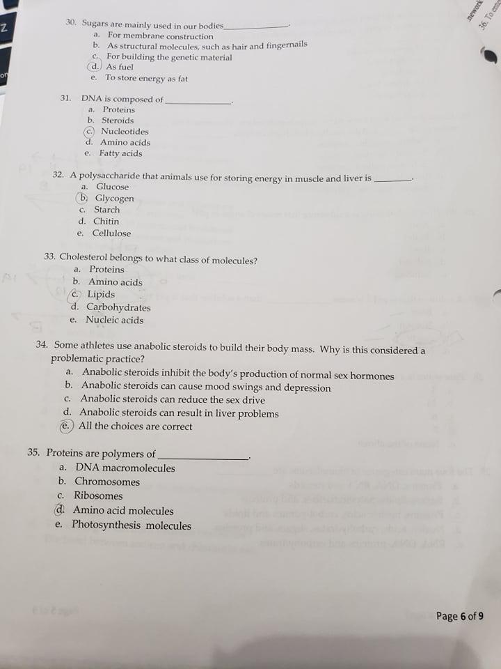 Solved Date Human Biology Practice Questions Set 1: Chapters | Chegg.com