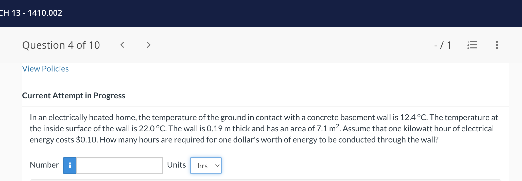 Solved View PoliciesCurrent Attempt in ProgressIn an | Chegg.com