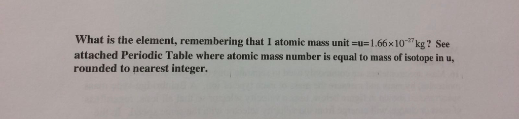 Solved Mass Spectrometer: isotope mass determination (10 | Chegg.com