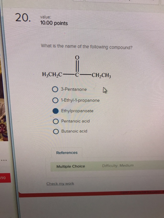 Solved 23. 10100 points value: Which has 12 hydrogen atoms? | Chegg.com