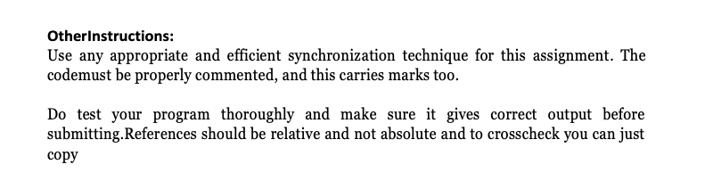 Solved SUBJECT: OPERATING SYSTEMS CODE IN C++ and use | Chegg.com