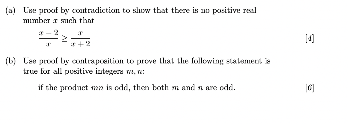 Solved (a) Use proof by contradiction to show that there is | Chegg.com