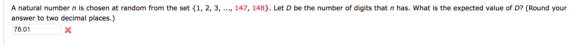 Solved A natural number n is chosen at random from the set | Chegg.com