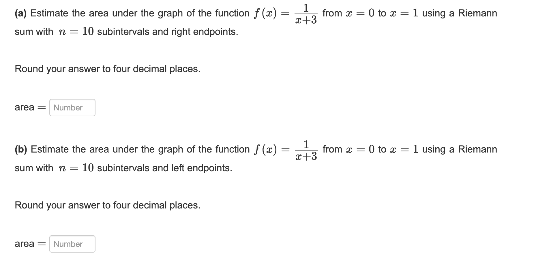 Solved (a) Estimate the area under the graph of the function | Chegg.com
