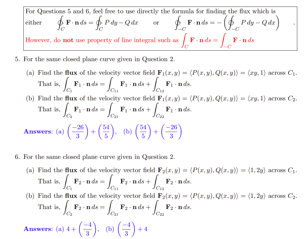 Solved For Questions 2 and 3, feel free to use directly the | Chegg.com