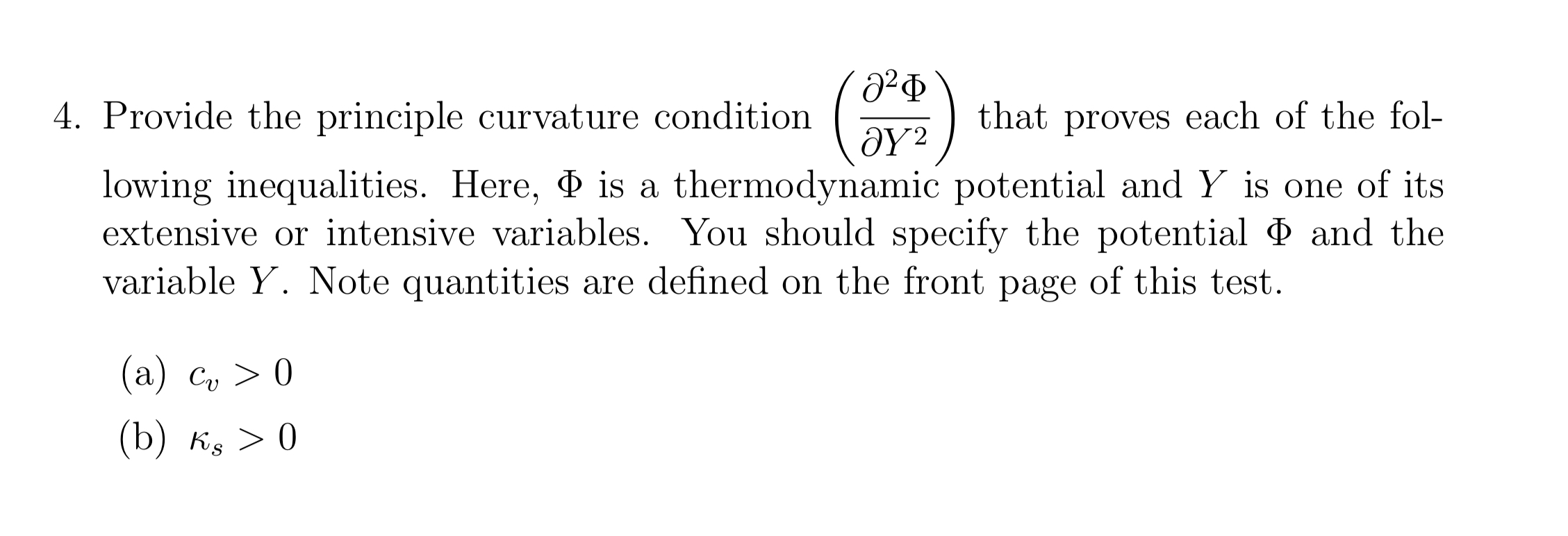 Solved Provide the principle curvature condition | Chegg.com