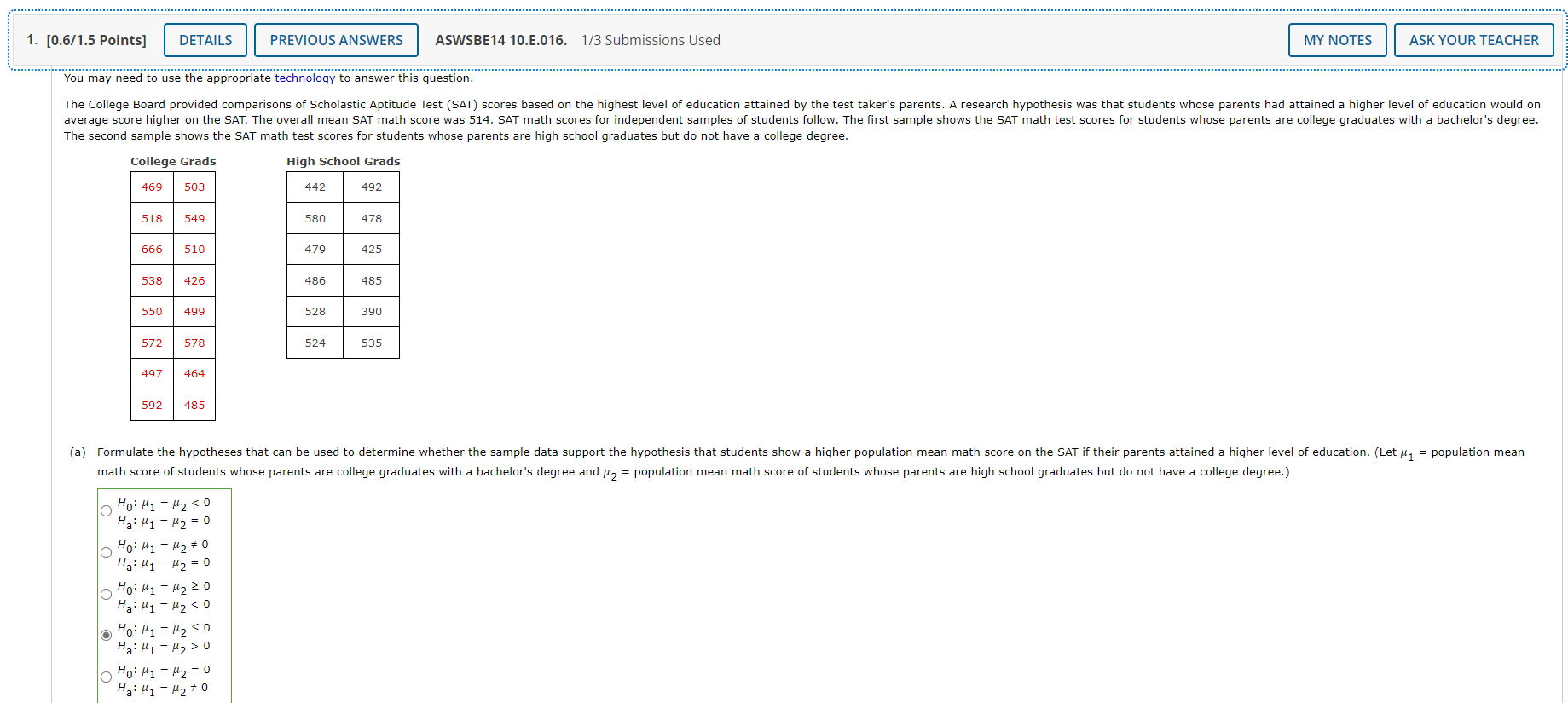 Solved You may need to use the appropriate technology to | Chegg.com