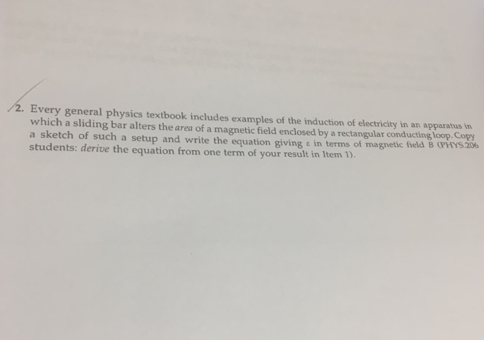Solved Every general physics textbook includes examples of | Chegg.com
