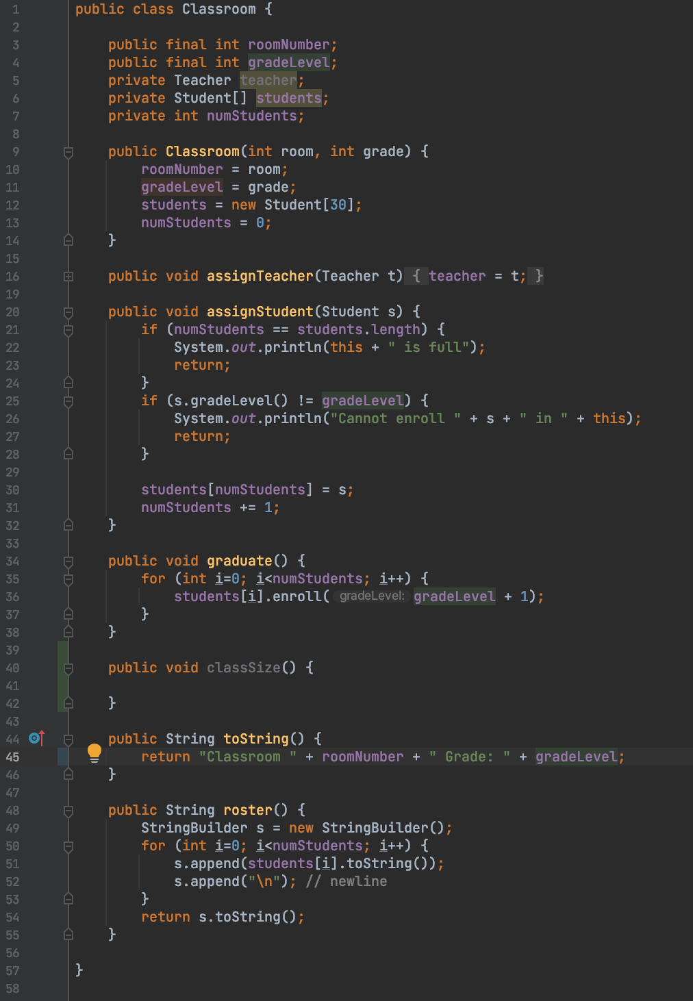 Solved 2) Revise the Student class's constructor to use the | Chegg.com
