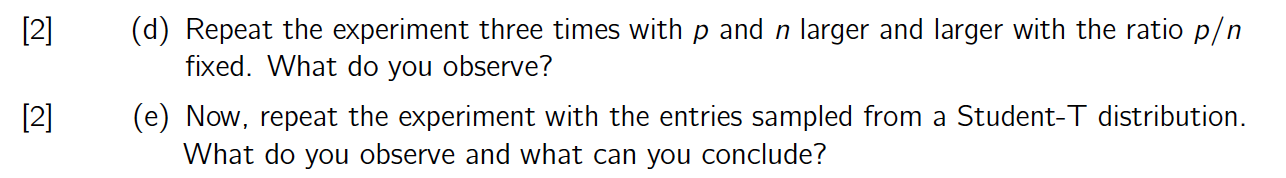 Solved [2] Illustrate numerically the universality | Chegg.com