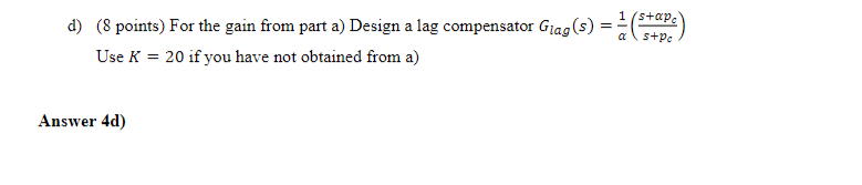 Problem 4 (total 35 points) Consider a negative unity | Chegg.com