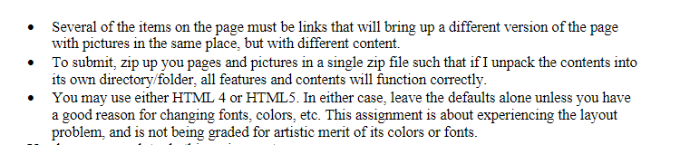 Solved In this assignment you are to create a website that | Chegg.com