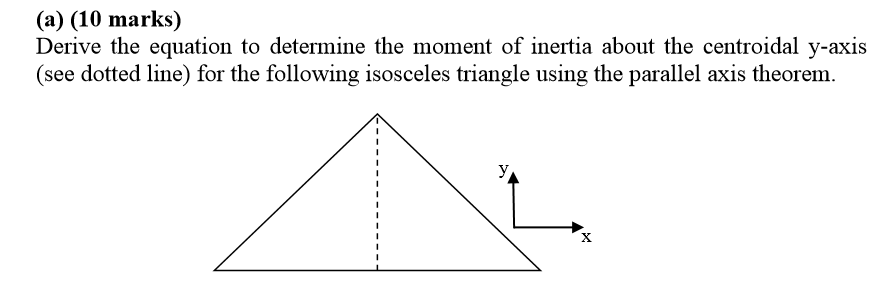 Solved (a) (10 marks) Derive the equation to determine the | Chegg.com