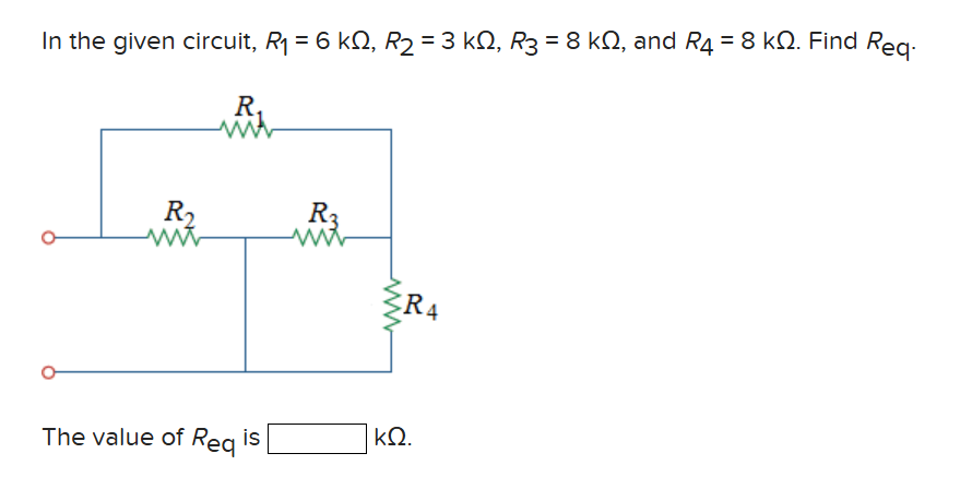 Solved In ﻿the given circuit, R1=6kΩ,R2=3kΩ,R3=8kΩ, ﻿and | Chegg.com