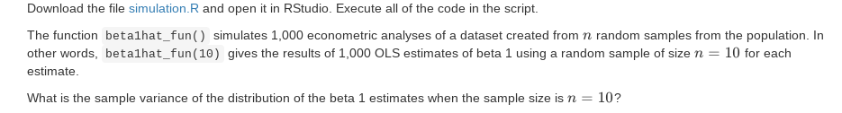 Solved simulation.R library(ggplot2) ## Parameters b0