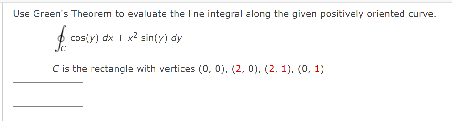 Solved Use Green's Theorem to evaluate the line integral | Chegg.com