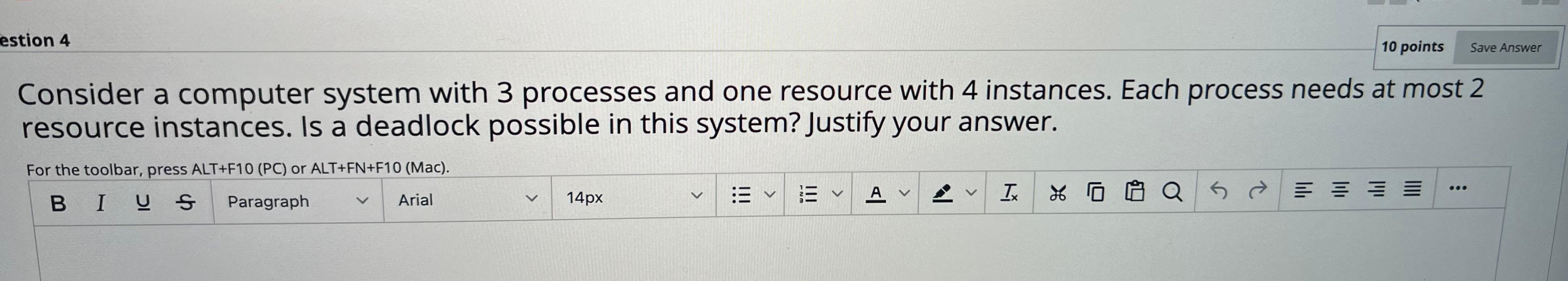 Solved estion 4 10 points Save Answer Consider a computer | Chegg.com