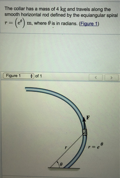 Solved Determine the tangential force F and the normal force | Chegg.com