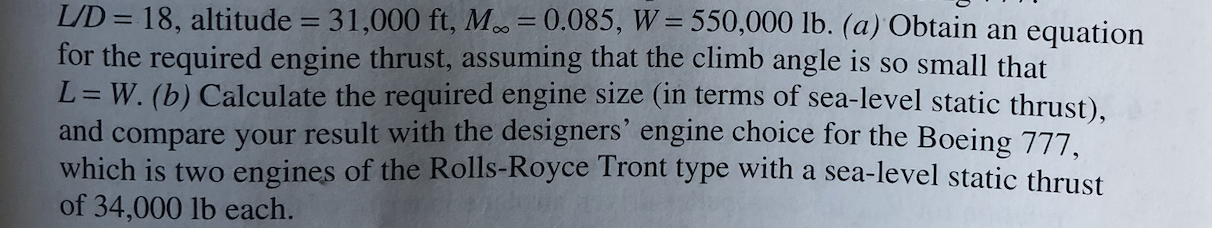 Solved In the design of a civil jet transport, such as the | Chegg.com