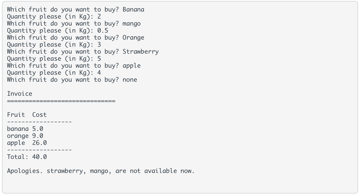 Solved You have been hired to develop an invoice generating | Chegg.com