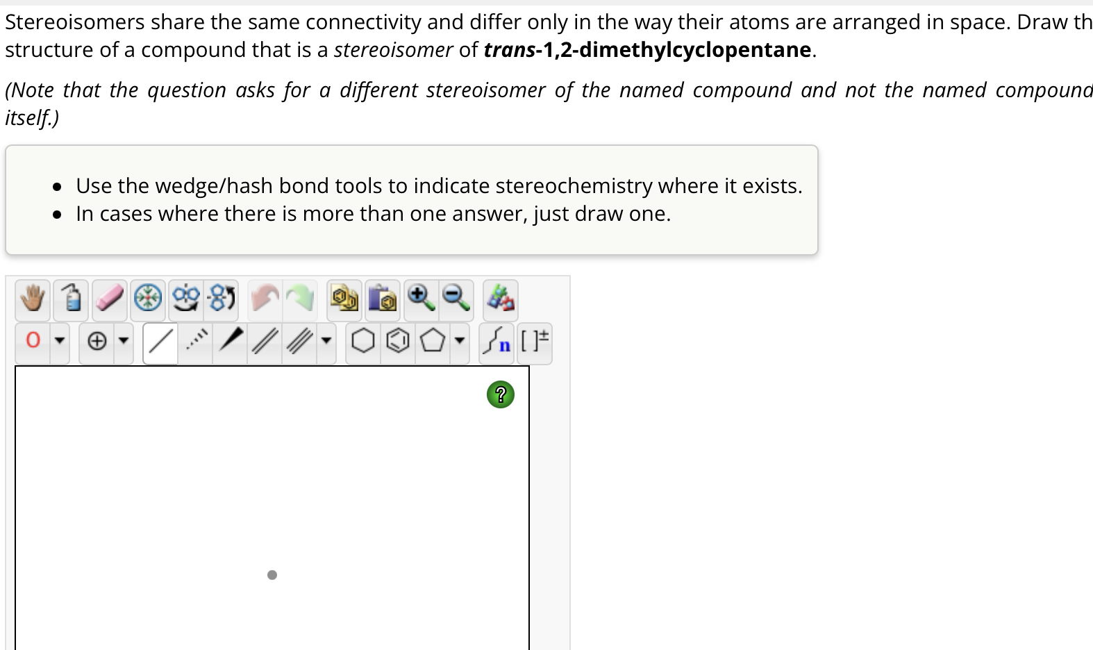 Solved Stereoisomers share the same connectivity and differ | Chegg.com