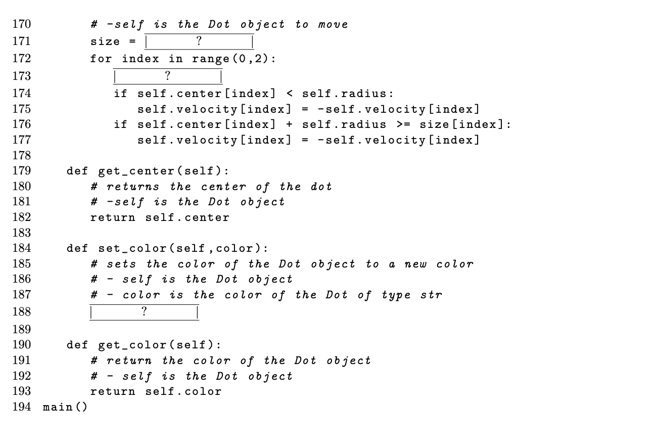 Solved init_method of the Game class bound to when init_ is | Chegg.com