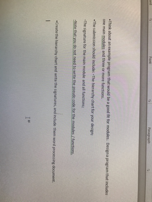 Solved Think about an example program that would be a good | Chegg.com